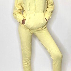 SHELOR FASHION | Tops | Yellow Tracksuit Women Hoodie Tracksuit Pants ...